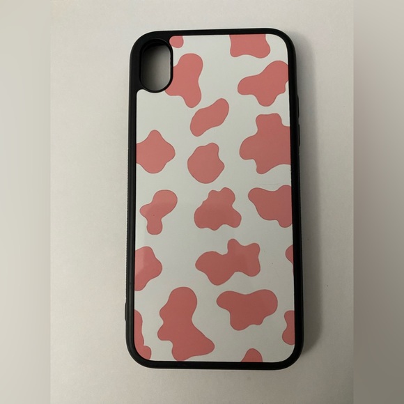 Cell Phones & Accessories | Iphone Xr Pink Cow Print Case | Poshmark